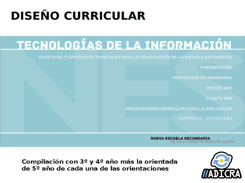 ADICRA - Asociación de Docentes de Informática y Computación de la ...